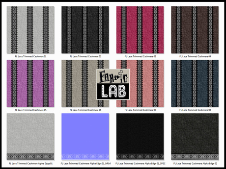 Second Life Marketplace - Materials Edition Fabric Lab ME Black Lace ...