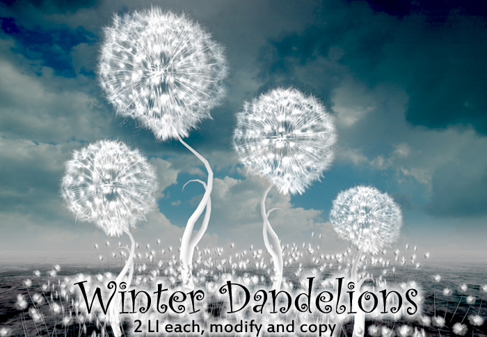 Second Life Marketplace - Boudoir Garden -Winter Dandelions