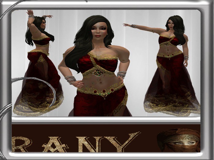 Second Life Marketplace - ~RANY~Red Emerald Dress TMP&Omega Appliers