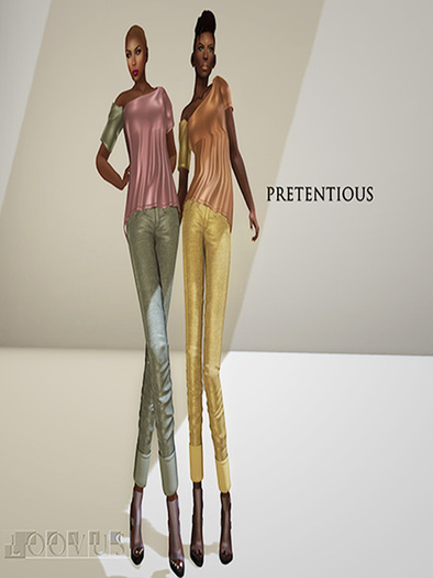 Second Life Marketplace - .::Loovus::. Pretentious Top - Oak/Pond