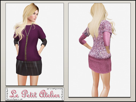 Second Life Marketplace - Dress - mesh 5 sizes - Moonlight - HUD 14 ...