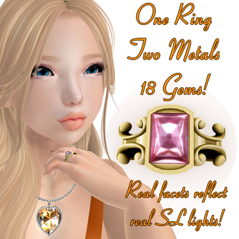 Second Life Marketplace - {V} Multigem Multimetal Solitaire