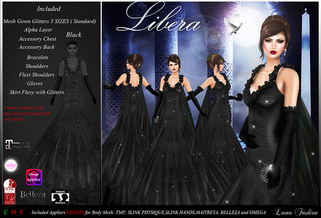 Second Life Marketplace - -Lamu Fashion-Gown *Libera* DEMO