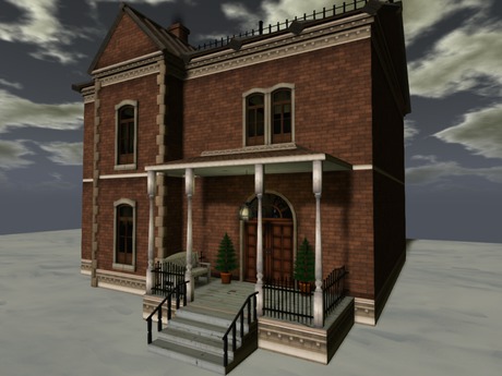 Second Life Marketplace - :DH: Urban Grimm's House Large (MESH) Revised