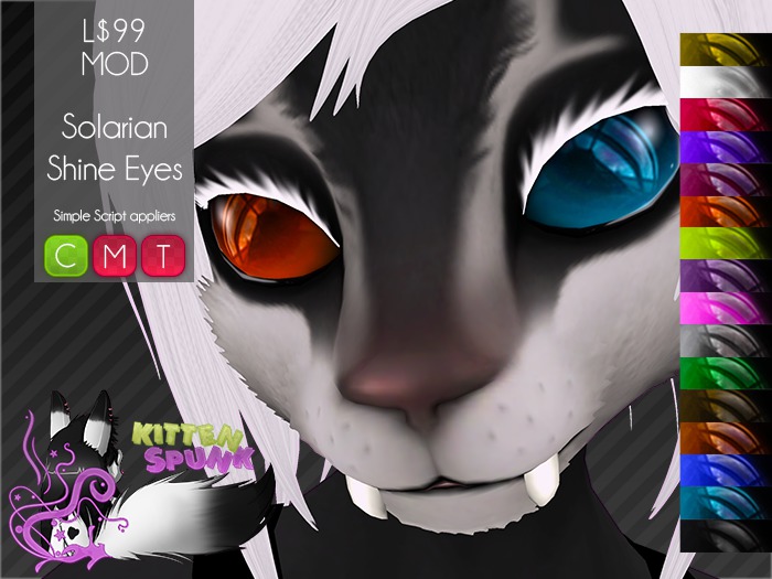 Second Life Marketplace - +KS+ Solarian Shine Eyes