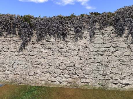 Second Life Marketplace - Dead Wall w/ Mostly Dead Ivy overgrown Super ...