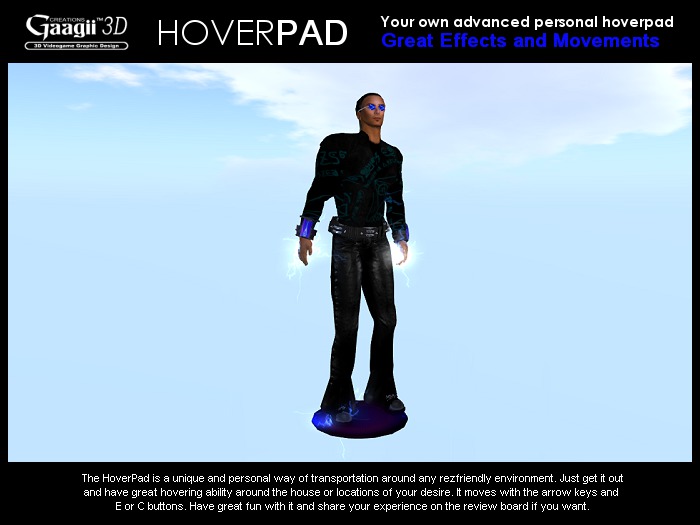Second Life Marketplace - Gaagii - HoverPad ( personal transporter )