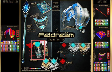 Second Life Marketplace - .Aisling. Feldream Bracers (Silver)