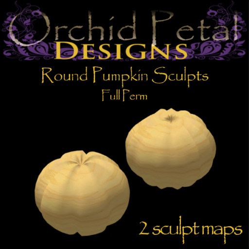 Second Life Marketplace - -OPD- Round Pumpkin Sculpts Box