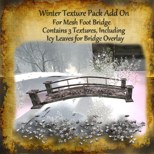 Second Life Marketplace - Bad Katz Winter Textures For Mesh Foot Bridge