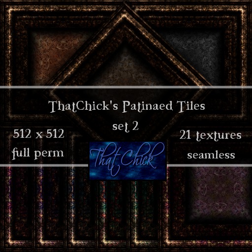 Second Life Marketplace - ~tc~ Patinaed Tiles Set - 2