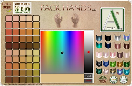 Second Life Marketplace - **[A81]**BOX HANDS v.0.1