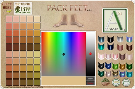 Second Life Marketplace - **[A81]**BOX FEET v.0.1
