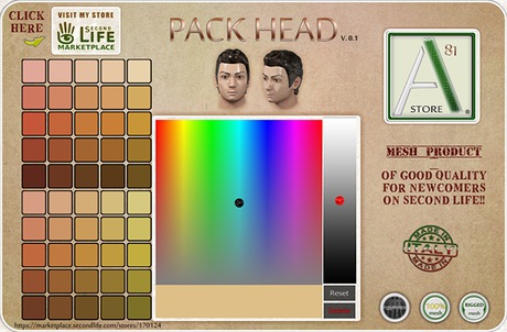 Second Life Marketplace - **[A81]**BOX HEAD v.0.1