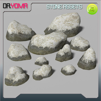 Second Life Marketplace - -Dr.YOMA-Box Stone assets