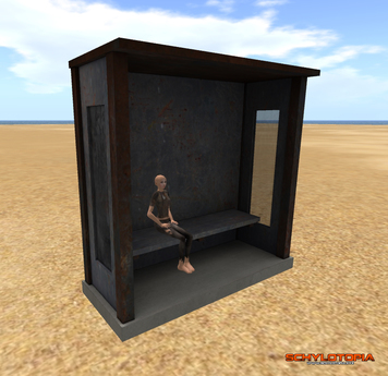 Second Life Marketplace - Mesh Bus Stop 1 COPY/MOD