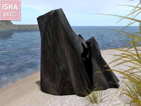 Second Life Marketplace - ISHAbitz ~ Jagged Rock - Basalt