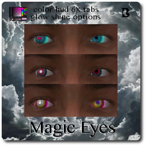 Second Life Marketplace - Blackburns Magic Eyes for Avatars