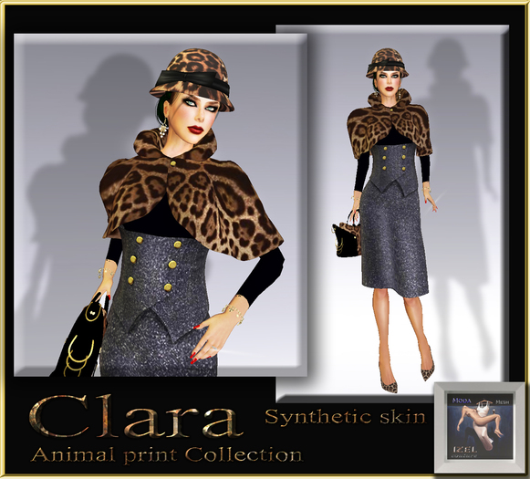 Second Life Marketplace - IzelCouture Clara Animal print