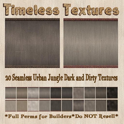 Second Life Marketplace - 20 Seamless Urban Jungle Dark and Dirty ...