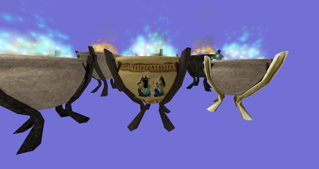 Second Life Marketplace - Water and fire Brazier Set
