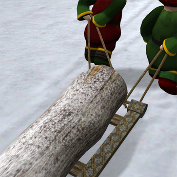 Second Life Marketplace - Three Elves with Yule Log - 1 elf is optional ...