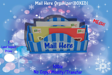 Second Life Marketplace - Mail Here Organizer(BOXED)