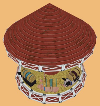 Second Life Marketplace - (CC) Carnival Funfair: Pigs Go Round Ride ...