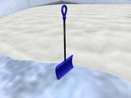 Second Life Marketplace - Animated Snow Shovel Blue
