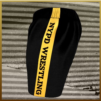 Second Life Marketplace - Black NYPD Wrestling Team Shorts