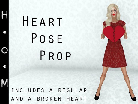 Second Life Marketplace - Heart Pose Props
