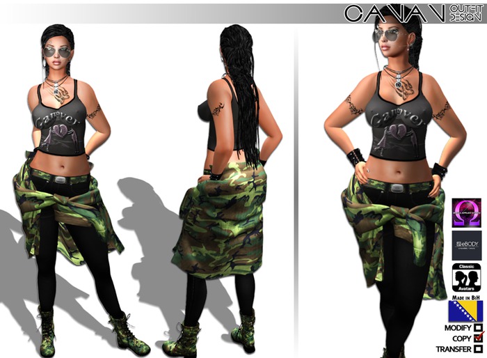 Second Life Marketplace Canan Outfit Deni 04