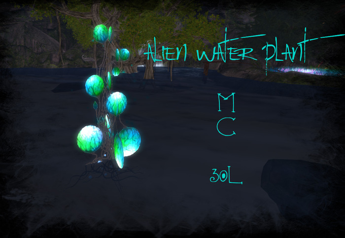 Second Life Marketplace - ~ E.E. ~ Alien water plant ~Blue and Green~