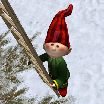 Second Life Marketplace - Elf on Ladder 3 - with elf steadier ...