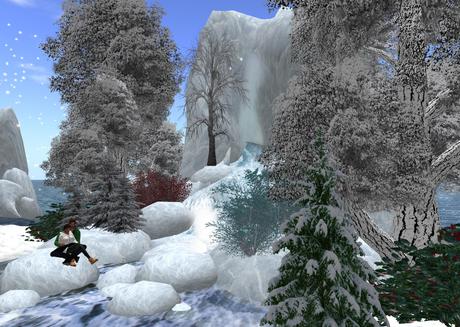 Second Life Marketplace - Waterfall Winter Sheena Falls v5(36x27 ...