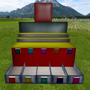 Second Life Marketplace - Mesh Super Stall 4 Land Impact