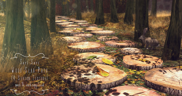 Second Life Marketplace - Sari-Sari - Wood Slab Path