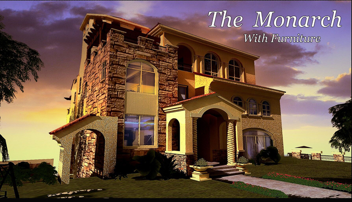 Second Life Marketplace - [Vandelo] The Monarch House – Modern Meets ...