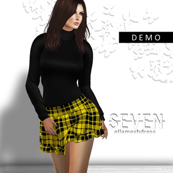 Second Life Marketplace - SEVEN - ELLA mesh DRESS (demo)