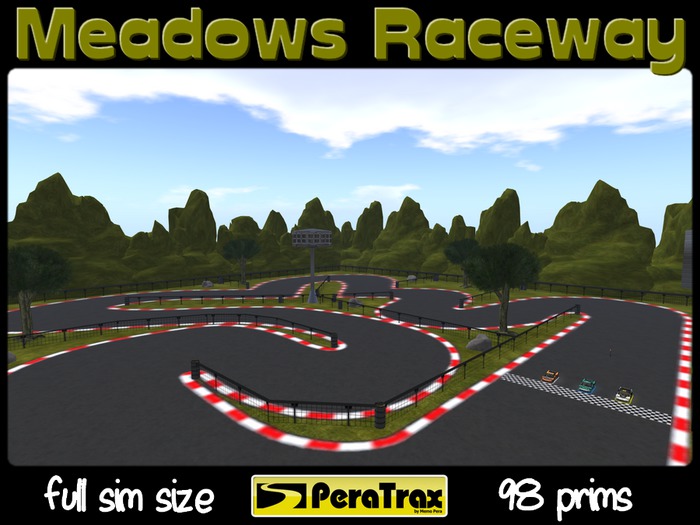 Second Life Marketplace - Meadows Raceway Rezzer - full sim size ...