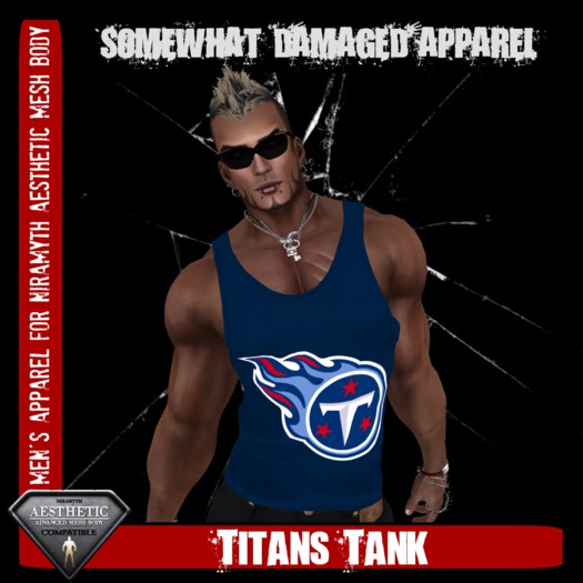 Second Life Marketplace - SDA - Tank - Titans - (AESTHETIC MALE MESH ...