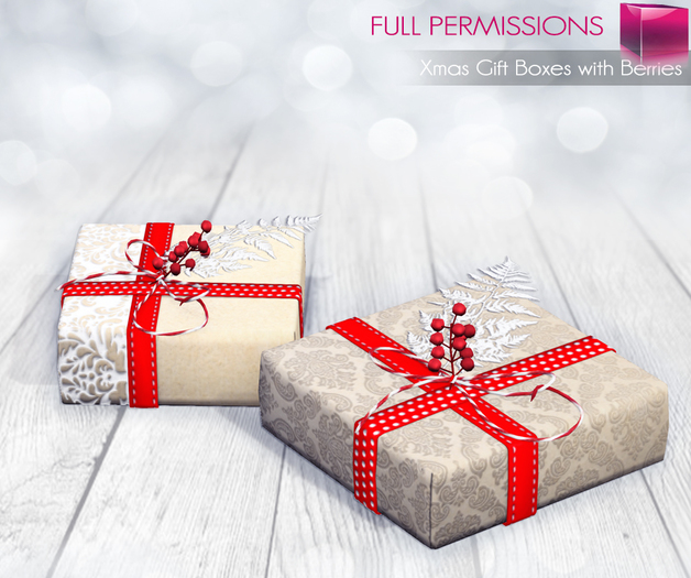 Second Life Marketplace - FULL PERM Meli Imako Full Perm Mesh Xmas Gift ...