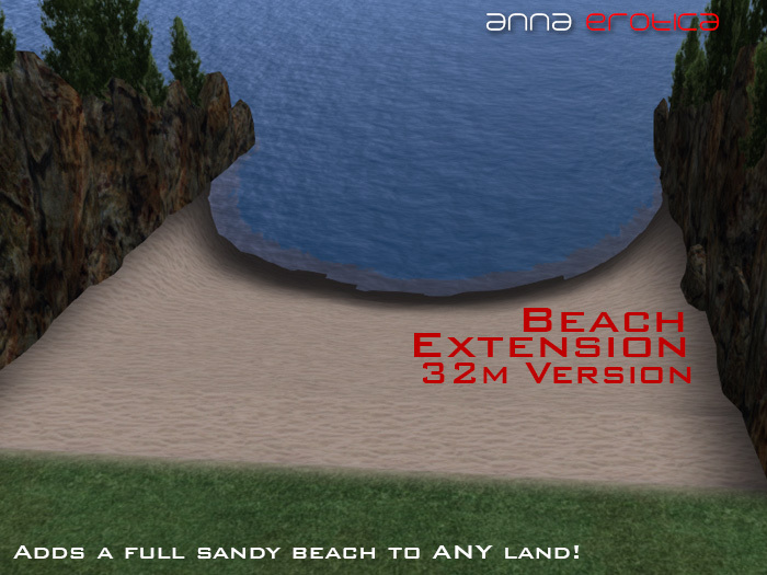 Second Life Marketplace Anna Erotica Beach Extender 32m 6 Prims