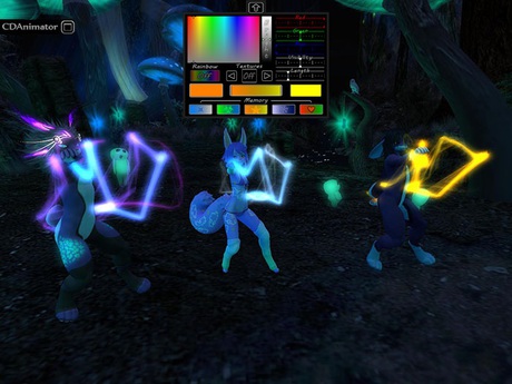 Second Life Marketplace - .:CD:. Neon Particle Ribbon With Hud
