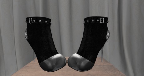 Second Life Marketplace - [R] Allure Devious Ankle Boots (Mesh-Chrome ...