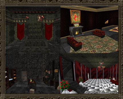 Second Life Marketplace - Zyn ~ Mysterious Rose Castle FOOTPRINT