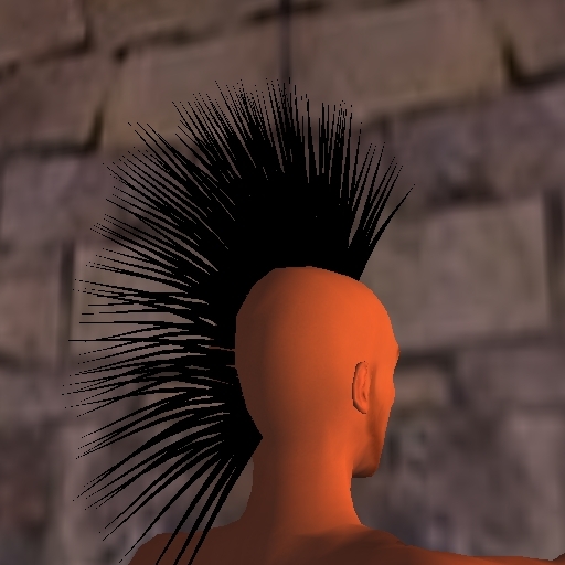 Second Life Marketplace - Mohawk/mohican, flexi, 13 colours.