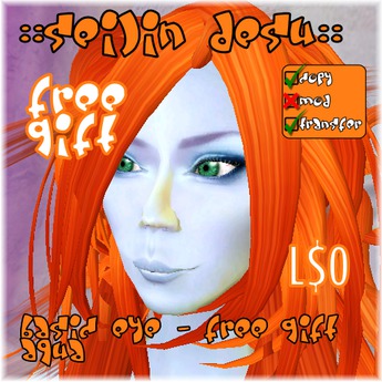 Second Life Marketplace - :: SEIJIN DESU :: Basic Eye (Aqua) FREE GIFT