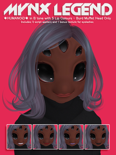Second Life Marketplace - . Muffet Head - Humanoid - B