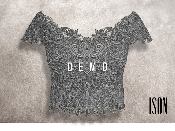 Second Life Marketplace - ISON - lace crop top (demo)